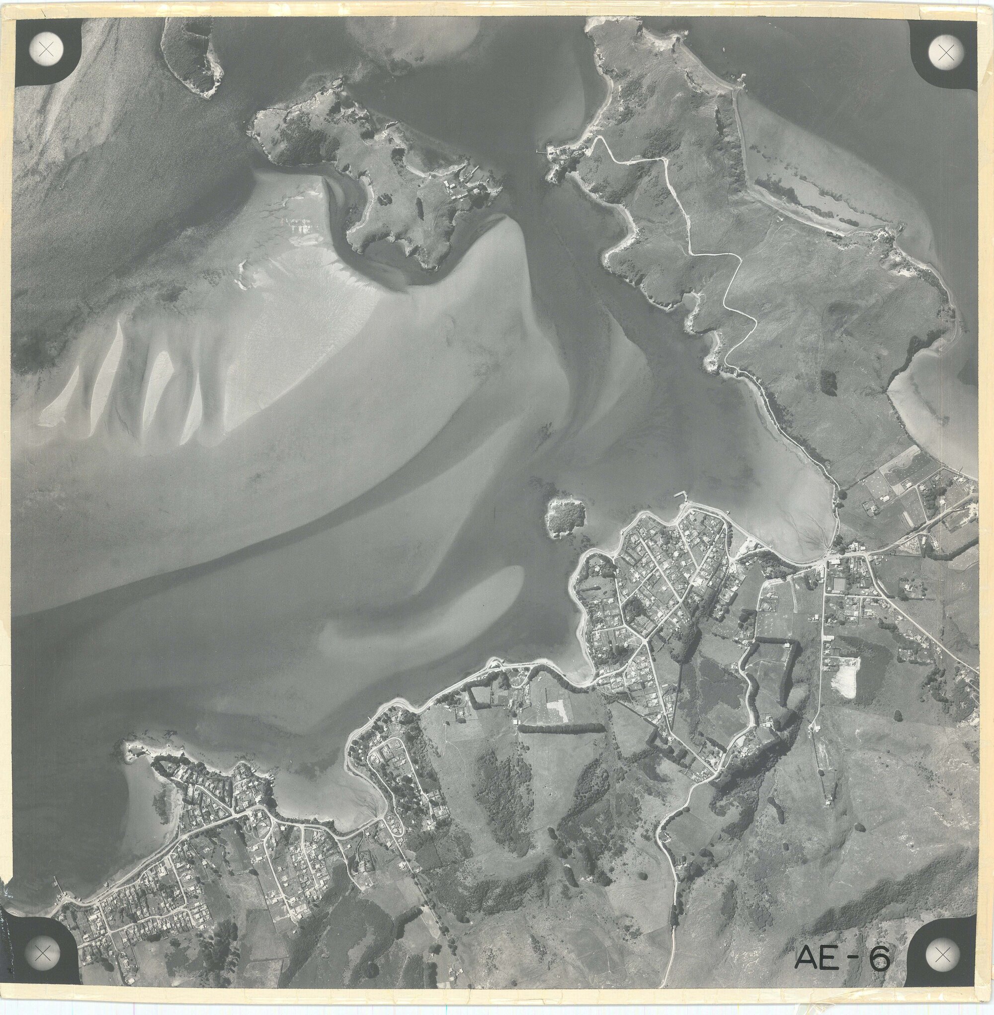 Otago Peninsula Aerial Photograph - Portobello & Broad Bay | Dunedin ...